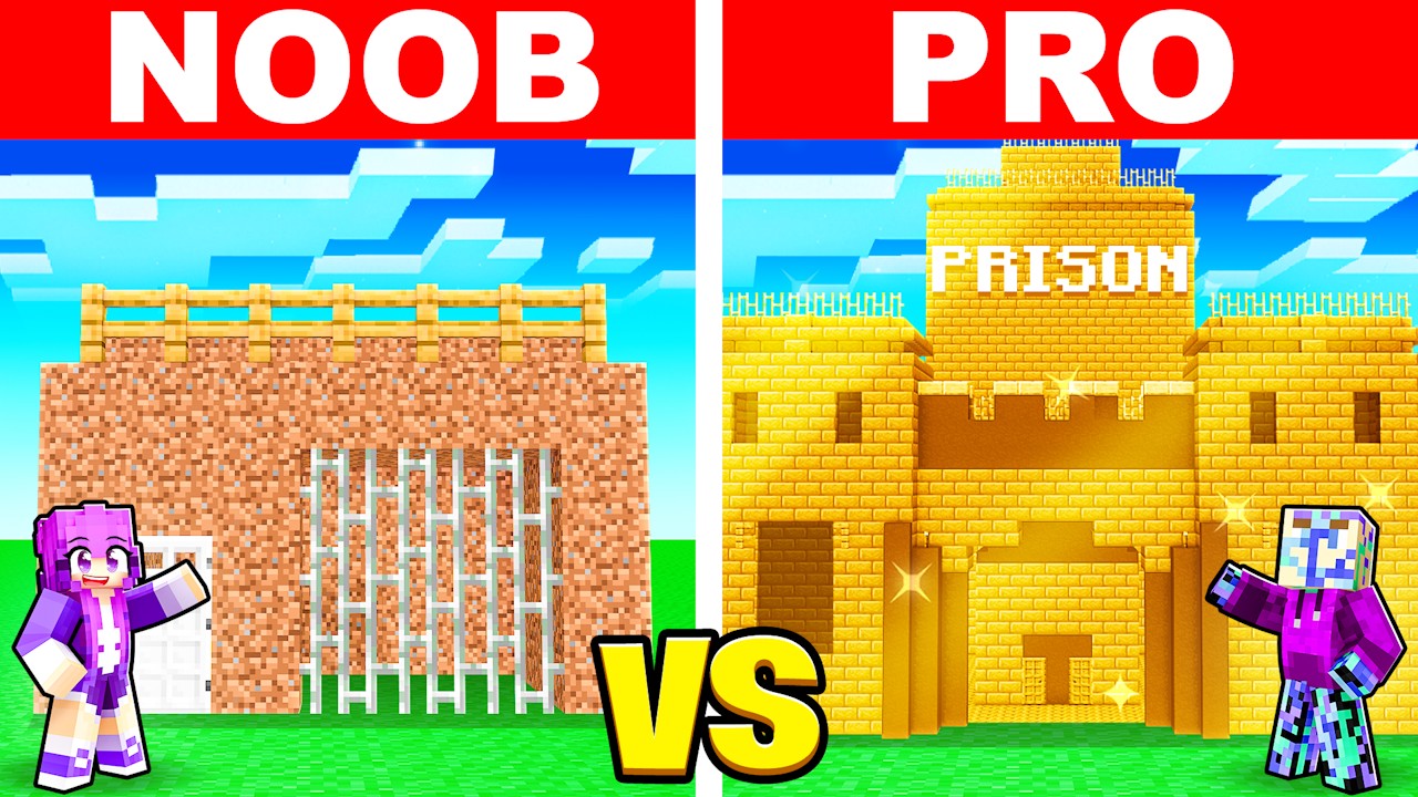 $1 vs $1,000,000 Prison in Minecraft!