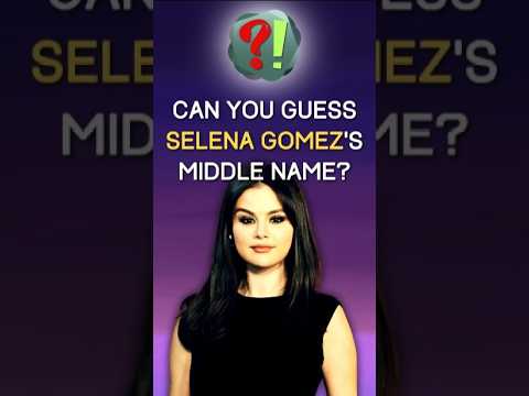 A QUICK ONE❗| THAT'S Selena Gomez's Middle Name ?!?😱