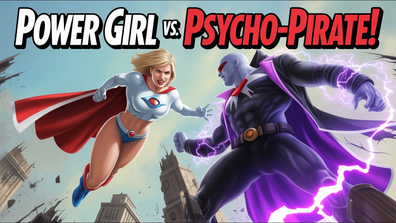 POWER Girl Takes Down Psycho Pirate in EPIC Battle