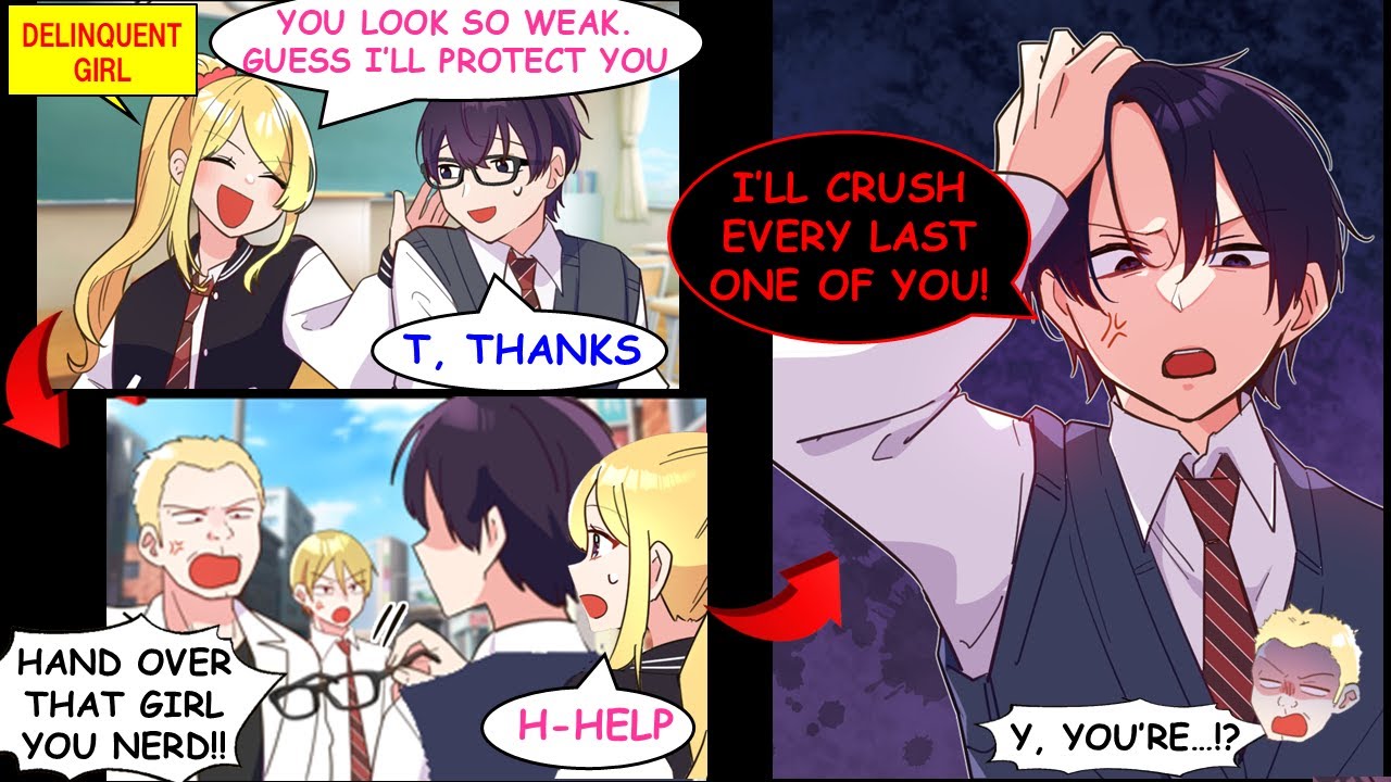 [Manga Dub] When I, A Nerd, Went All Out To Protect A Delinquent Girl.[RomCom]