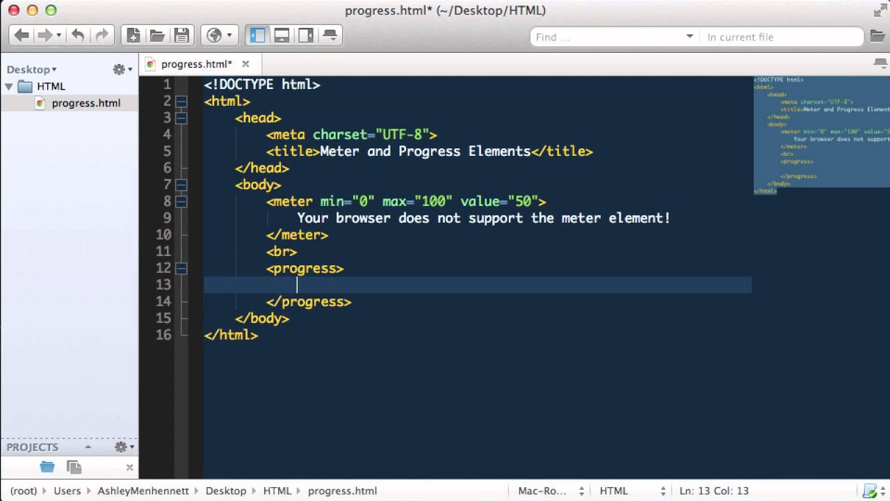 Meter and Progress Elements in HTML5  |  HTML Tutorials