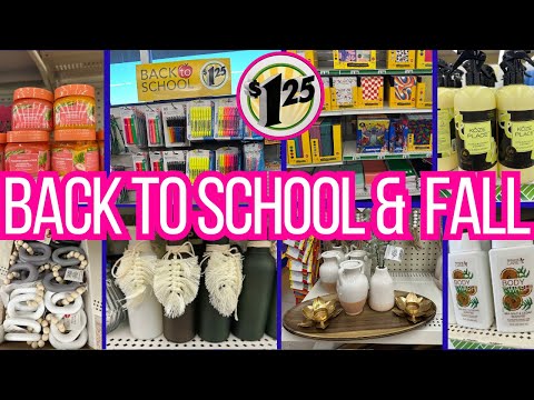 DOLLAR TREE BACK TO SCHOOL 2025🛍️💚DOLLAR TREE FALL FINDS🛍️💚WHATS NEW DOLLAR TREE