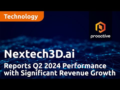 Nextech3D.ai Reports Q2 2024 Performance with Significant Revenue Growth and Improved Profit Margins
