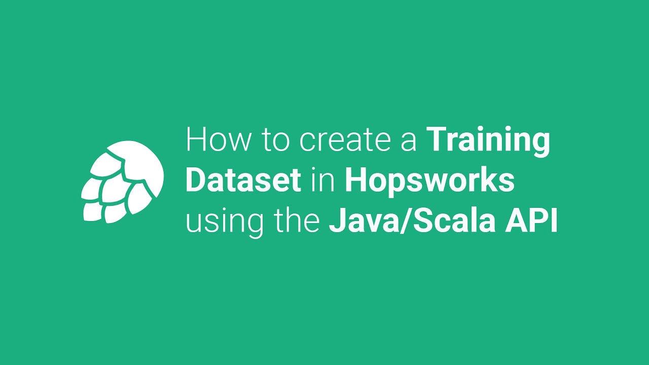 How to create a Training Dataset in Hopsworks using the Java or Scala API