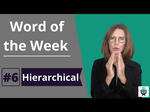 How to pronounce hierarchical