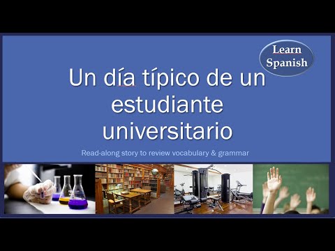«Un día típico de un estudiante» Read-along story (video & free ...