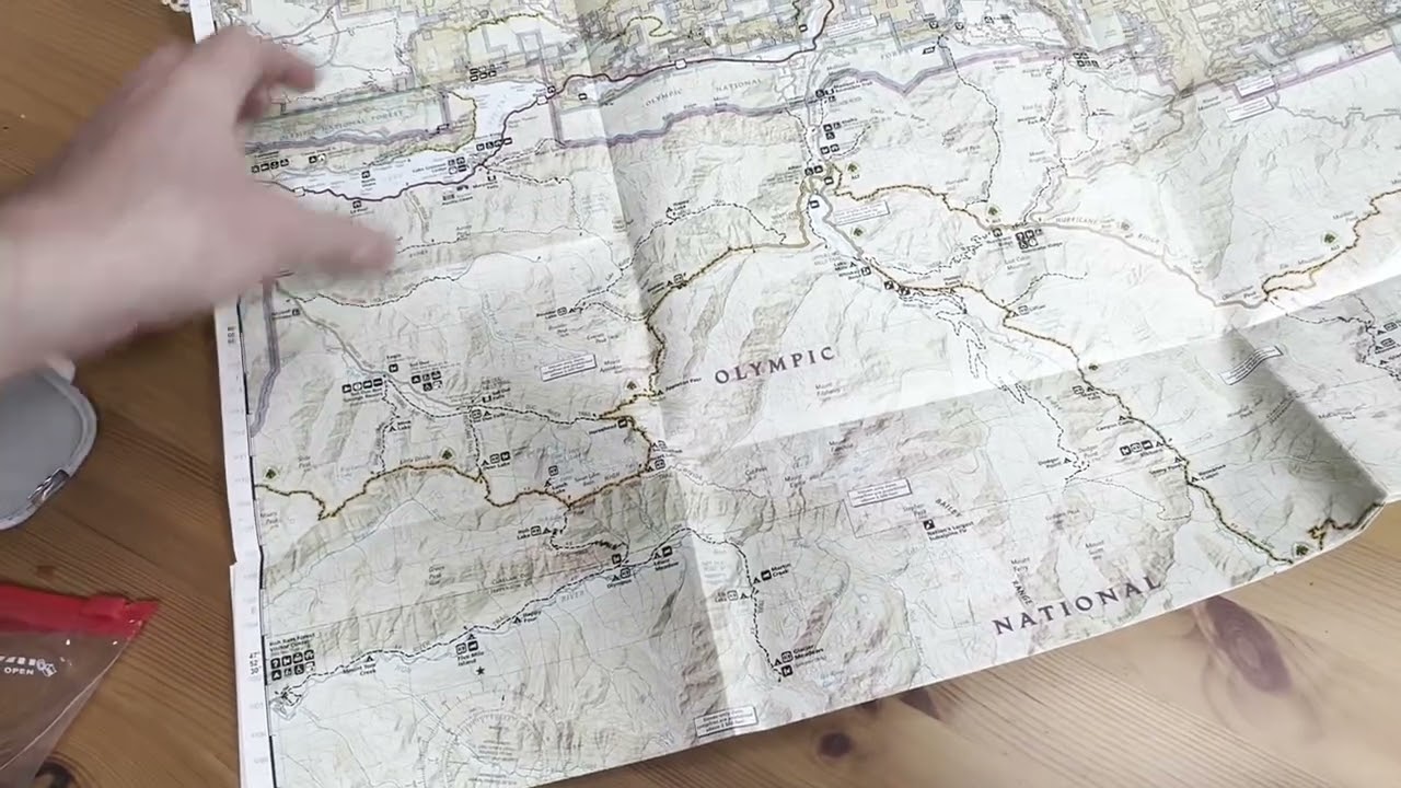 Olympic National Park Map