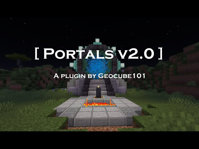Portals v2.0 (Paper Plugin) Minecraft Mod