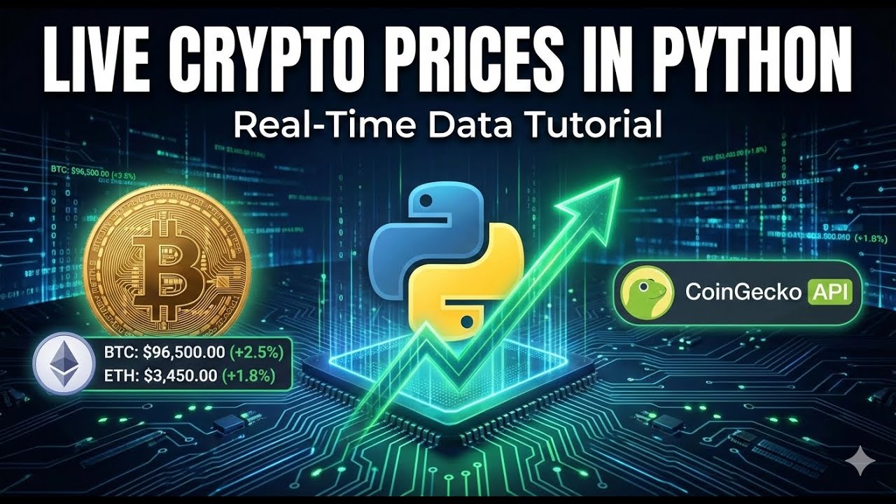 Get Live Bitcoin & Crypto Prices in Python Using CoinGecko API