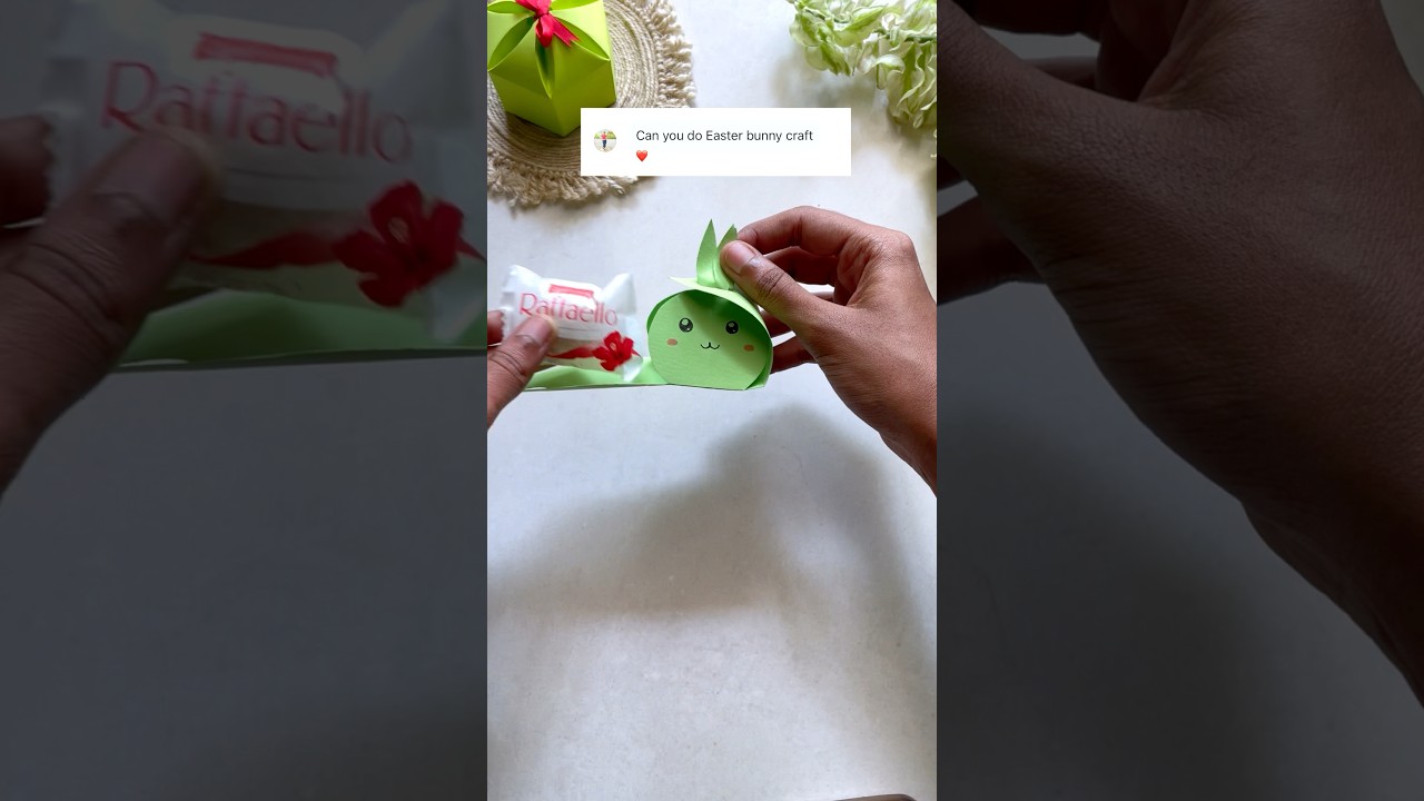Easy Easter bunny craft idea | Easter gift idea | Easter craft | Art beats
