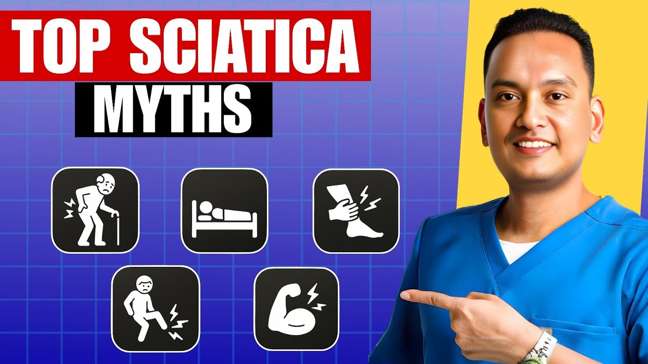 Stop Believing These Sciatica Lies - Sciatica Myths Busted #sciatica #mythbusting #sciaticarelief
