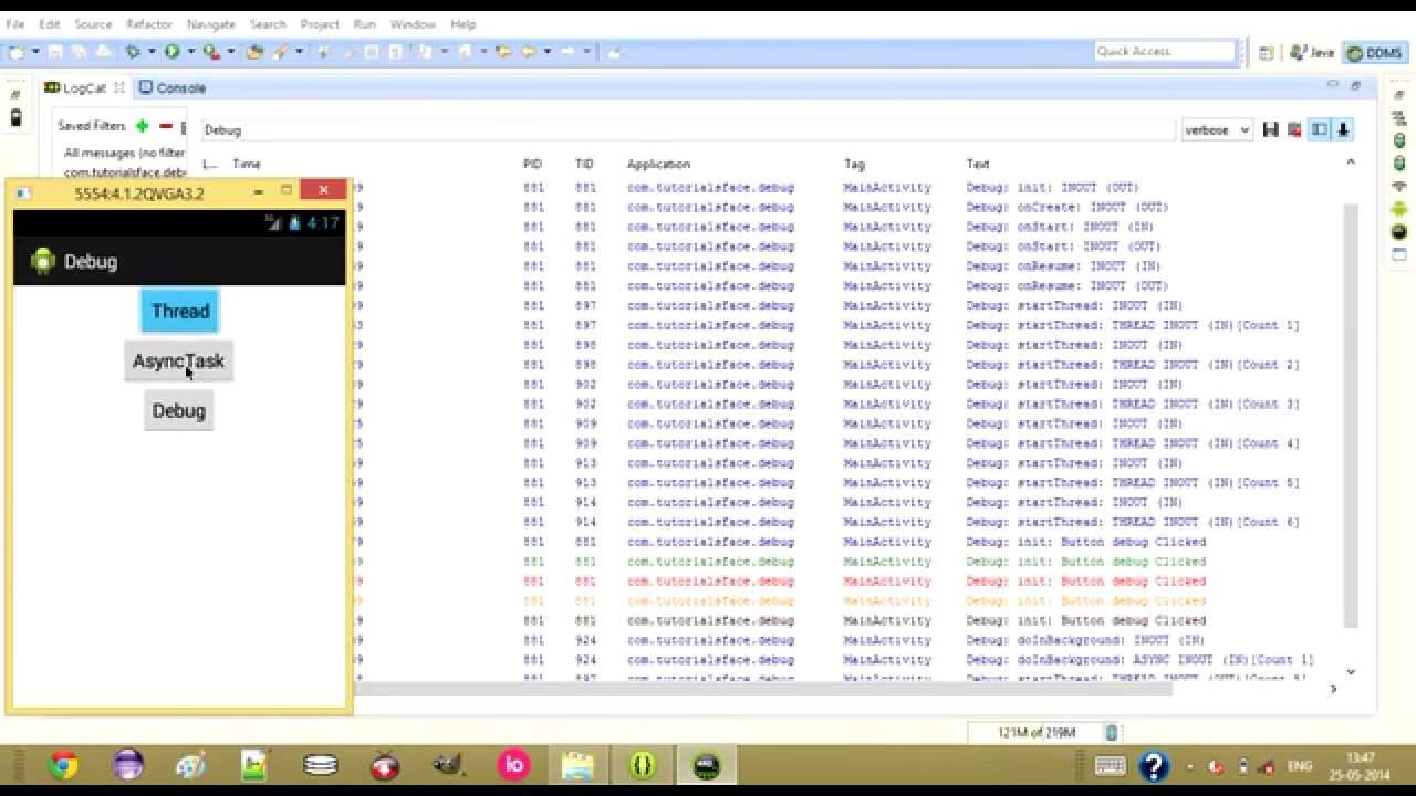 How to debug Android Application in Eclipse
