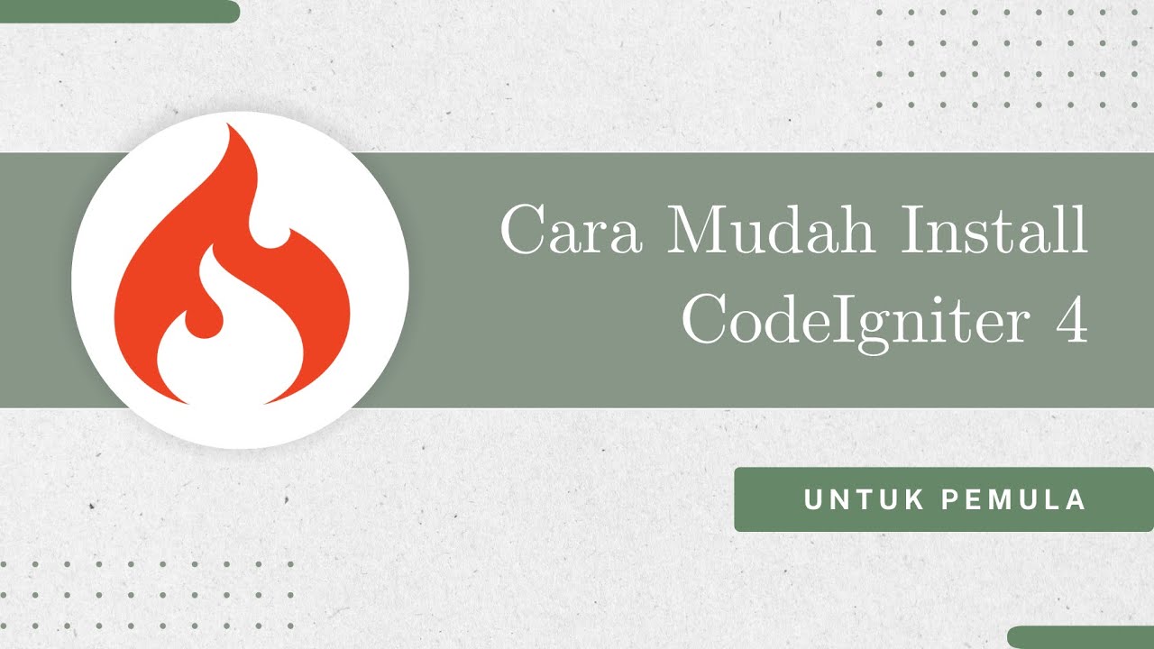 Cara Mudah Install CodeIgniter 4 untuk Pemula