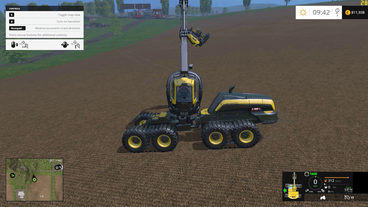 Excavators Tracks Position v 1.0 - FS 15