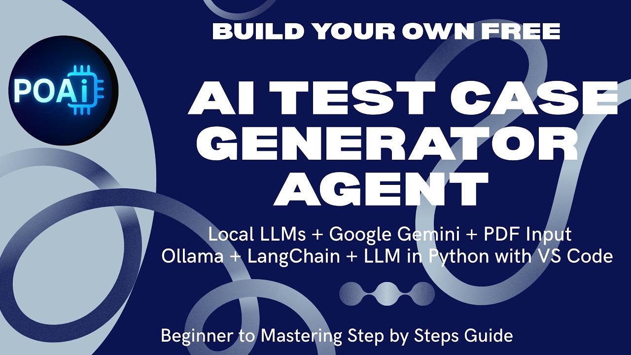 Build Own Free AI Test Case Generator Agent | Local LLMs + Google Gemini + PDF Input | Step-by-Step