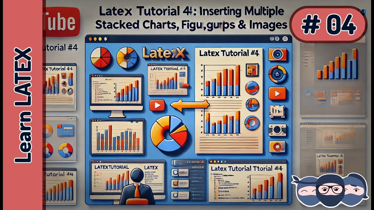 LaTeX Tutorial #4: Inserting Multiple Stacked Charts, Figures, Graphs & Images