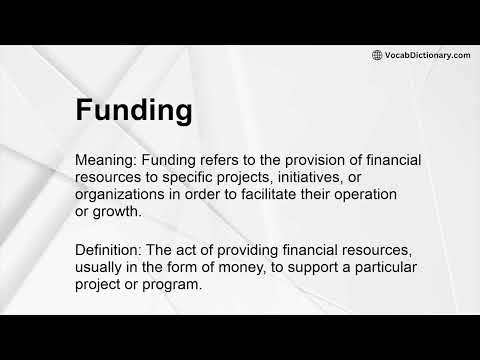 Funding Meaning