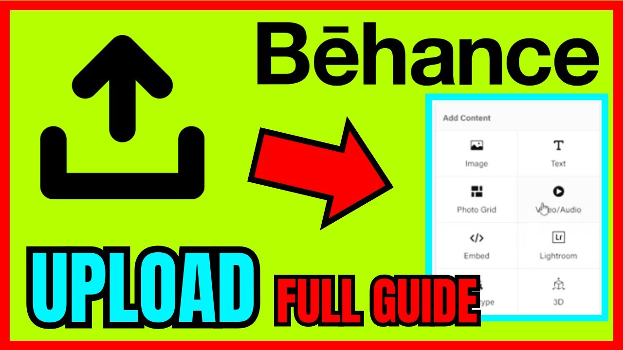 How To UPLOAD On Behance (FULL GUIDE)