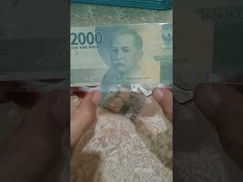 Mahal narin (banknote Indonesia)2000-rupiah (years(2016) vlog