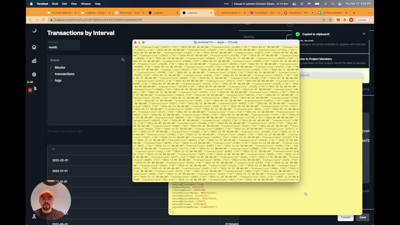 Luabase API (web3 data)