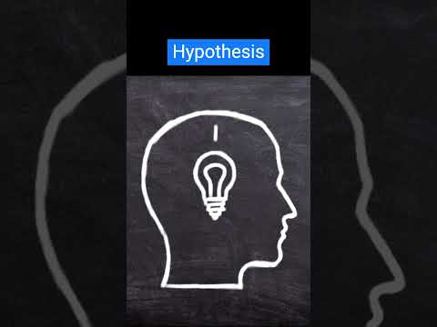 What is hypothesis and example?