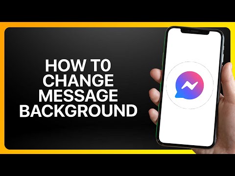 How To Change Message Background in Messenger Tutorial