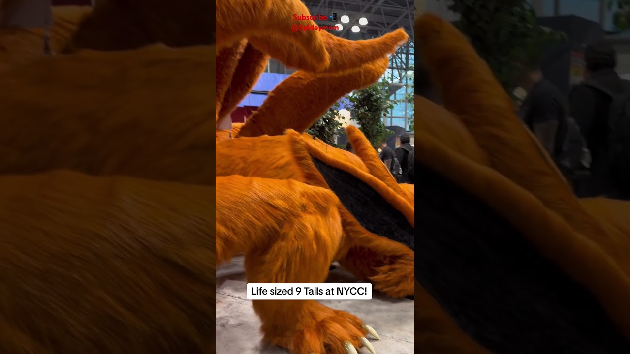 Life Sized 9 Tailed Beast! 😱 | #NYCC #Cosplay #Naruto #Kurama #Anime