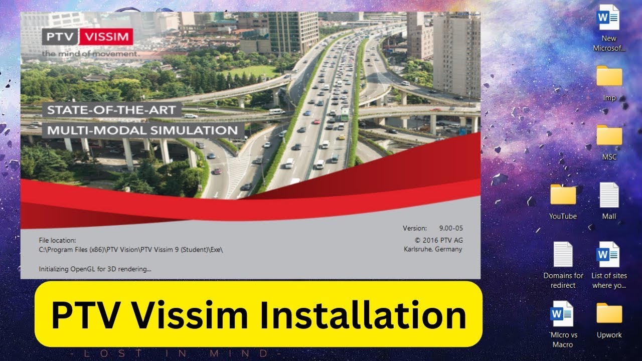 How to Download and Install PTV Vissim