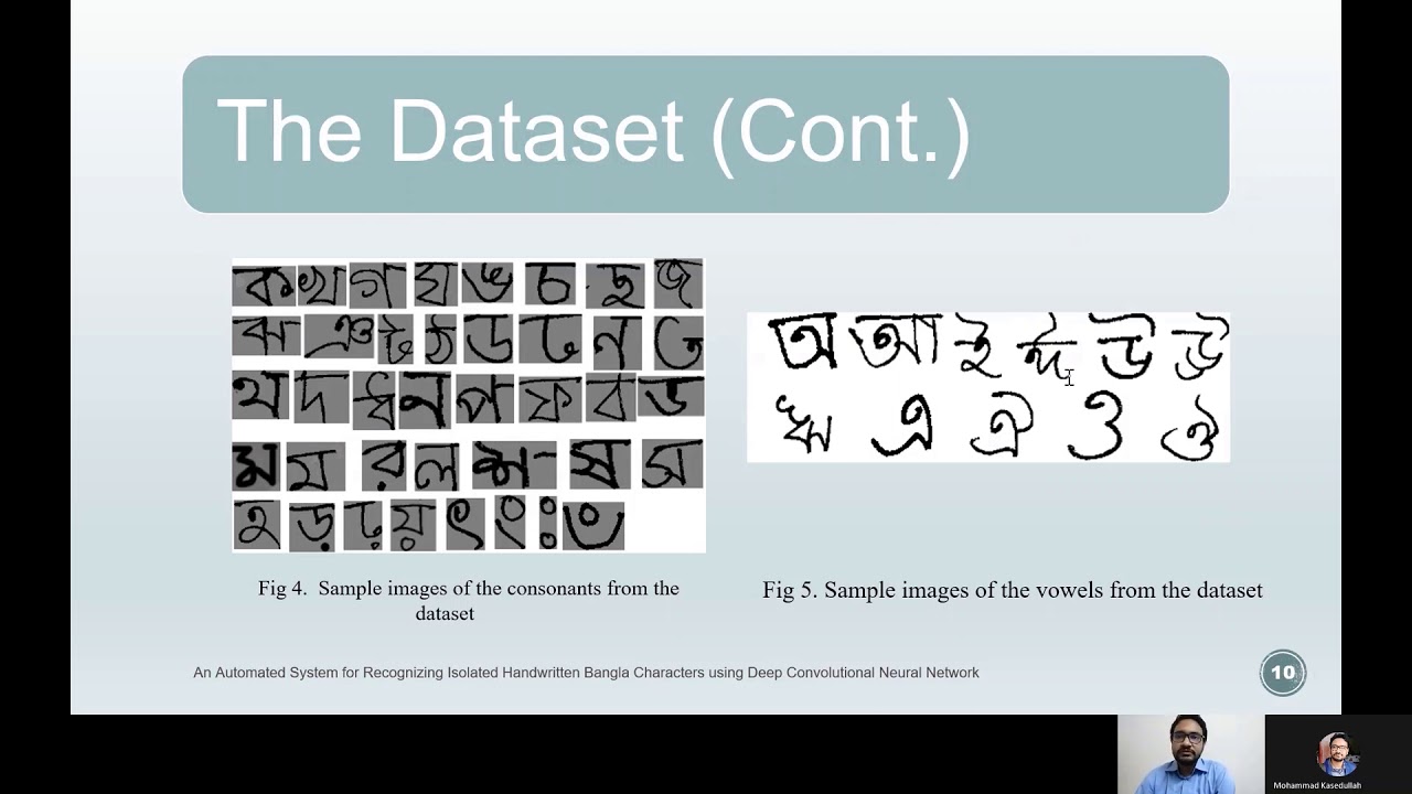 Isolated Handwritten Bangla Character Recognition using DCNN Paper Presentation for ISCAIE2021