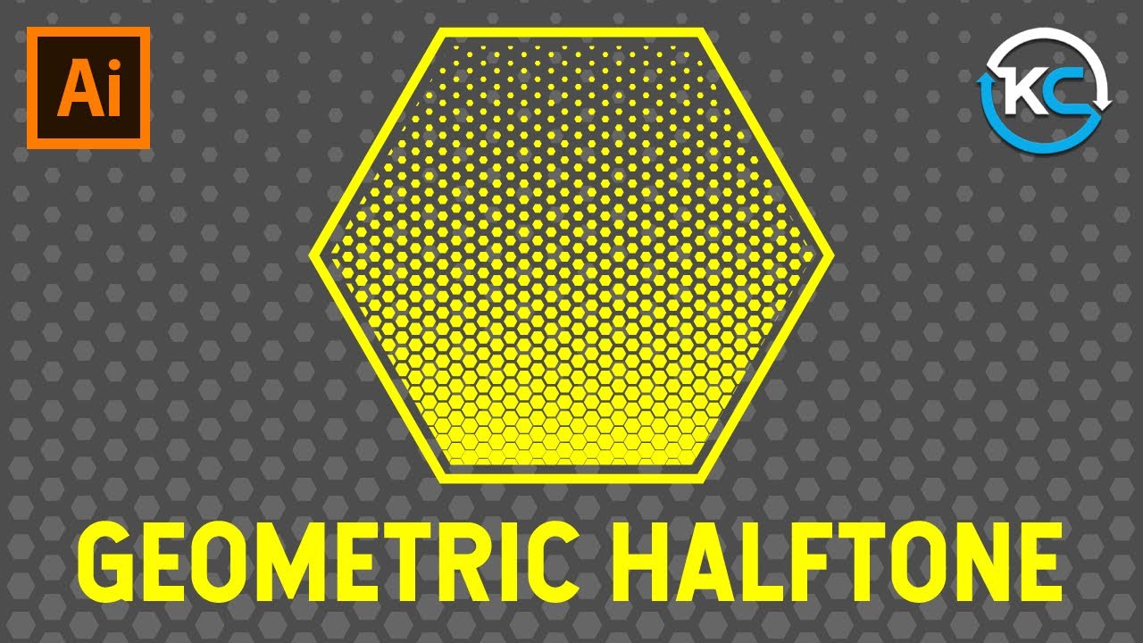 Geometric Halftone Tutorial (Part-II) | Adobe Illustrator