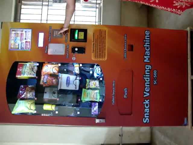 Biscuit & Cookie Vending Machine - Biscuit Vending Machine Manufacturer ...