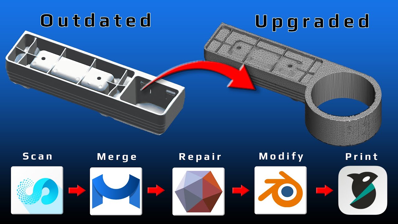 How I Digitize & Modify Objects in 5 Steps - 3D Scanning Workflow (ft. Creality Raptor)