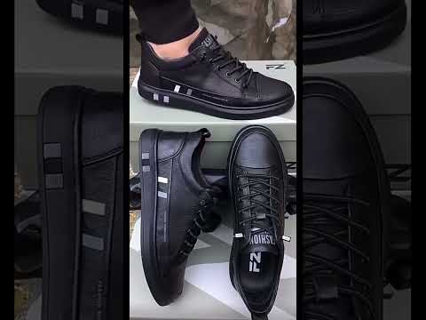 HERREN SNEAKER, AUS HOCHWERTIGEM LEDER, IDEAL FÜR BUSINESS UND FREIZEIT