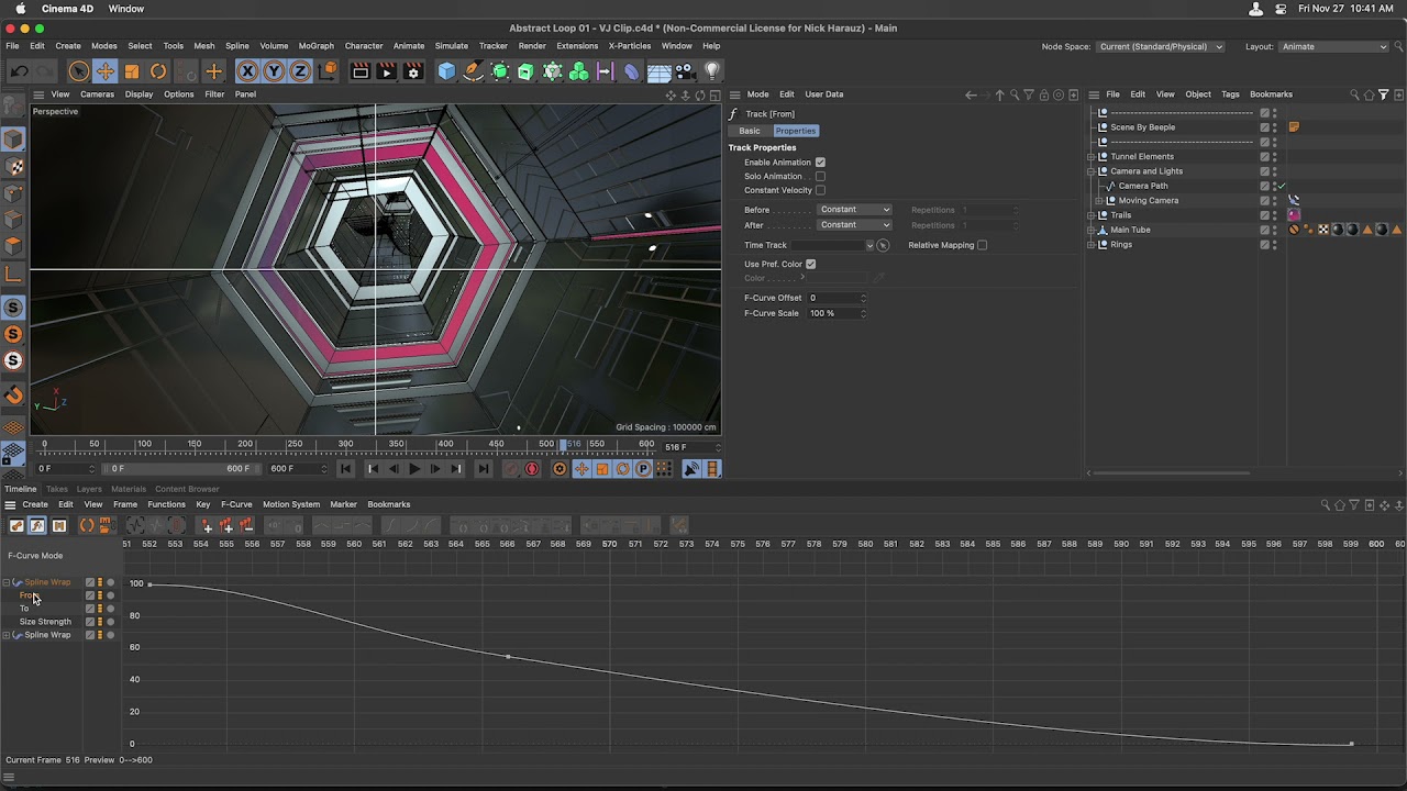 Keyframe Shortcut Helpers in Cinema 4D