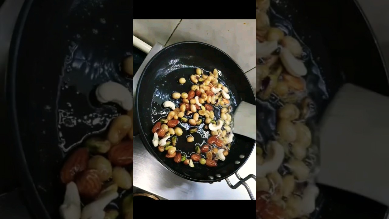 Healthy snacks recipe | Ghee roasted dry fruits snacks | cashew | Almond | Raisins #shorts