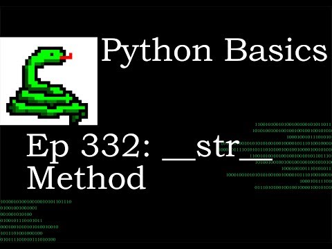 Python Basics __str__ Method
