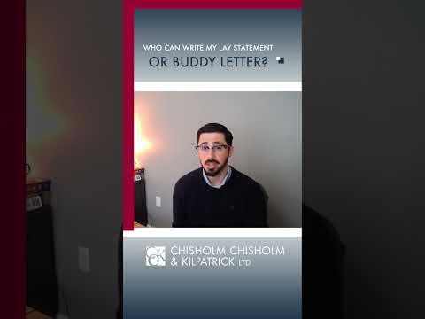 Who Can Write My Lay Statement or Buddy Letter to Support My VA Claim?