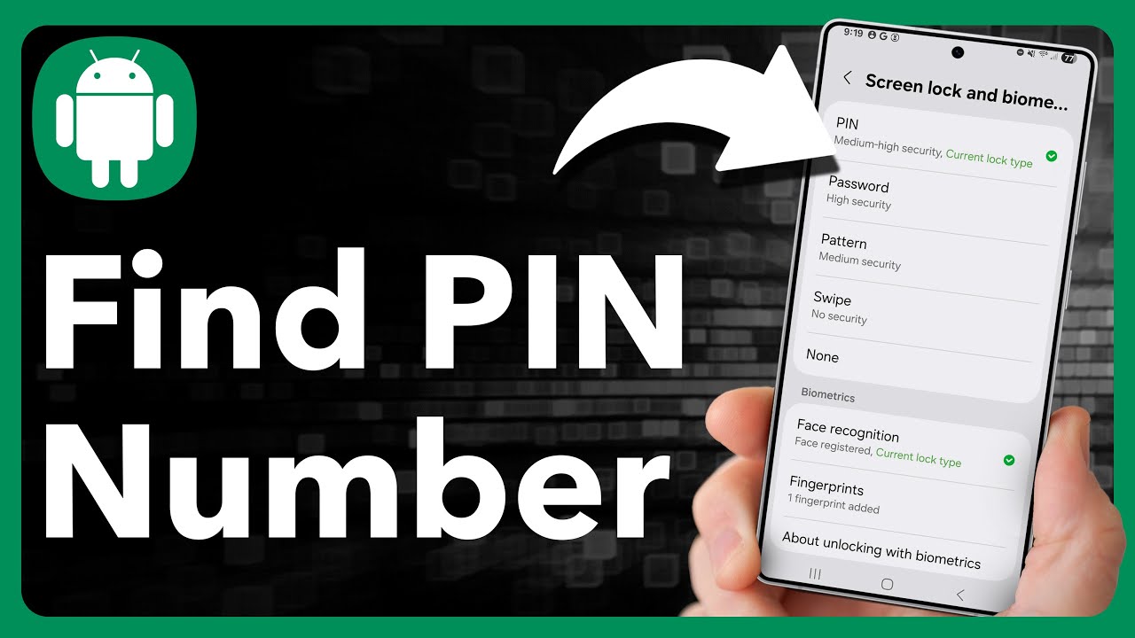 How To Find Pin Number On Android