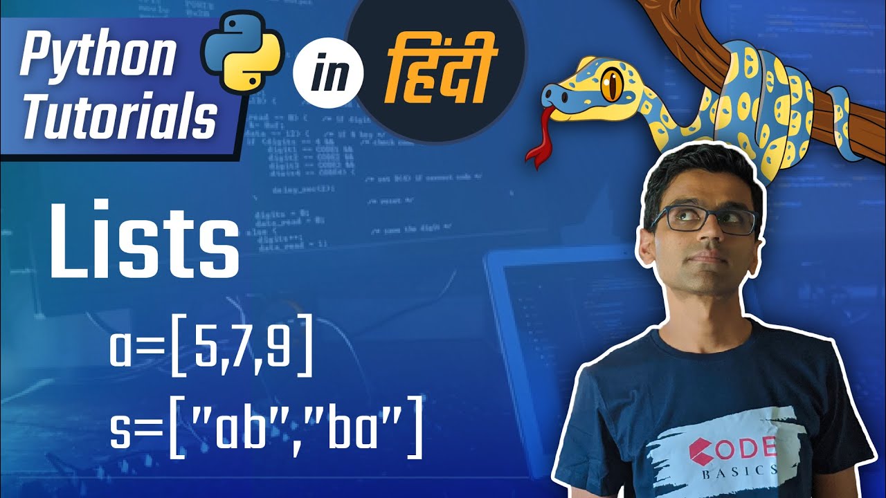 Python Hindi Tutorial 7 - Lists