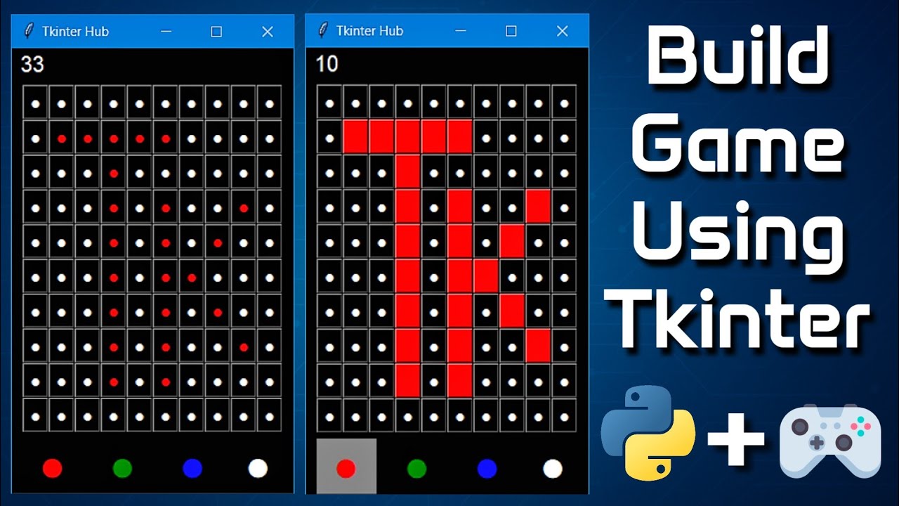 Python Tkinter Game Tutorial (Part 1): Setup & Start Coding the Grid