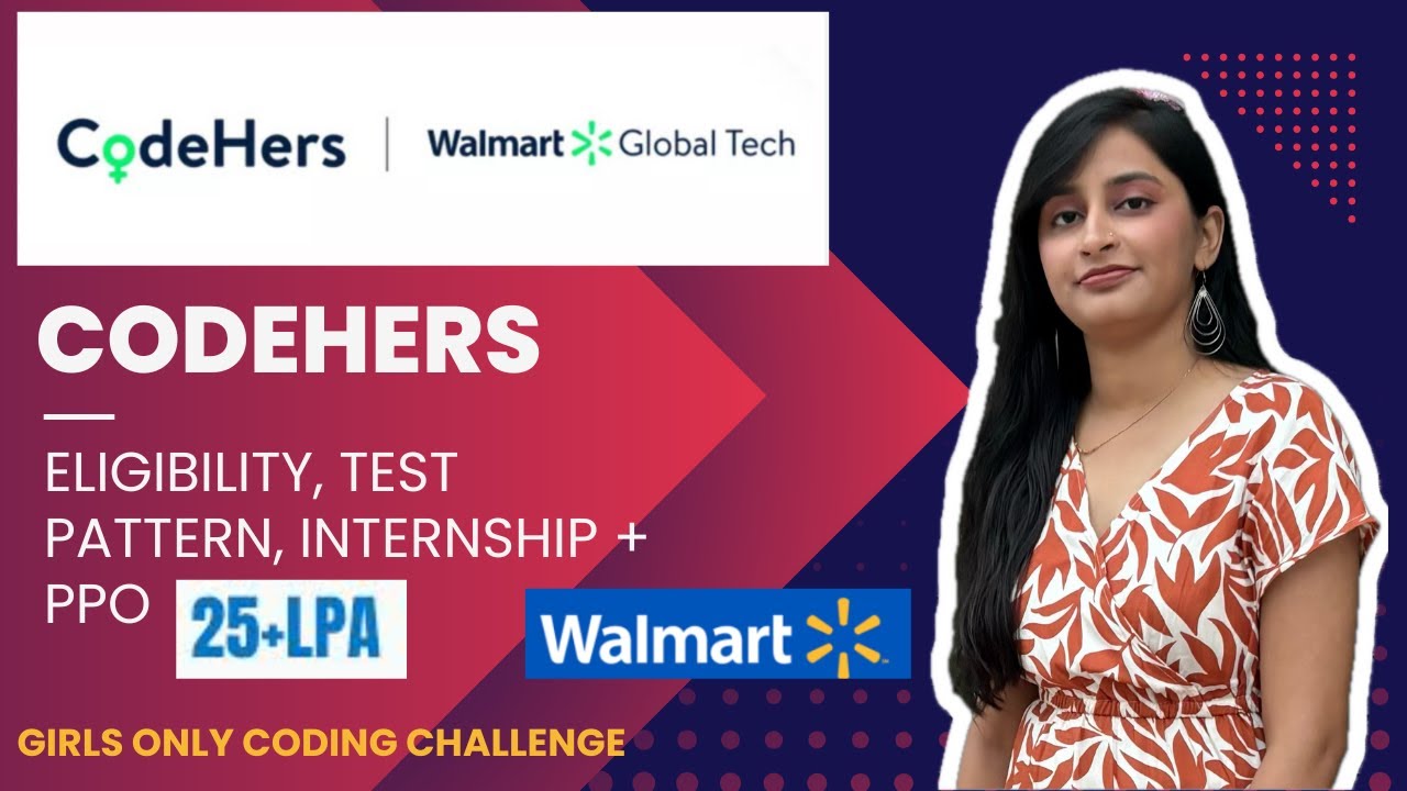 CodeHers 🚀 | Eligibility, Test Pattern, Internship + PPO | ₹21 LPA + ₹1.1L Stipend