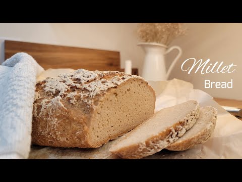 Easy Gluten-Free Millet Flour Bread Recipe | No Eggs, No Dairy!
