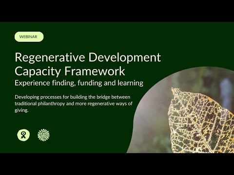 Humans of Regeneration | Regenerative Development Capacity Framework