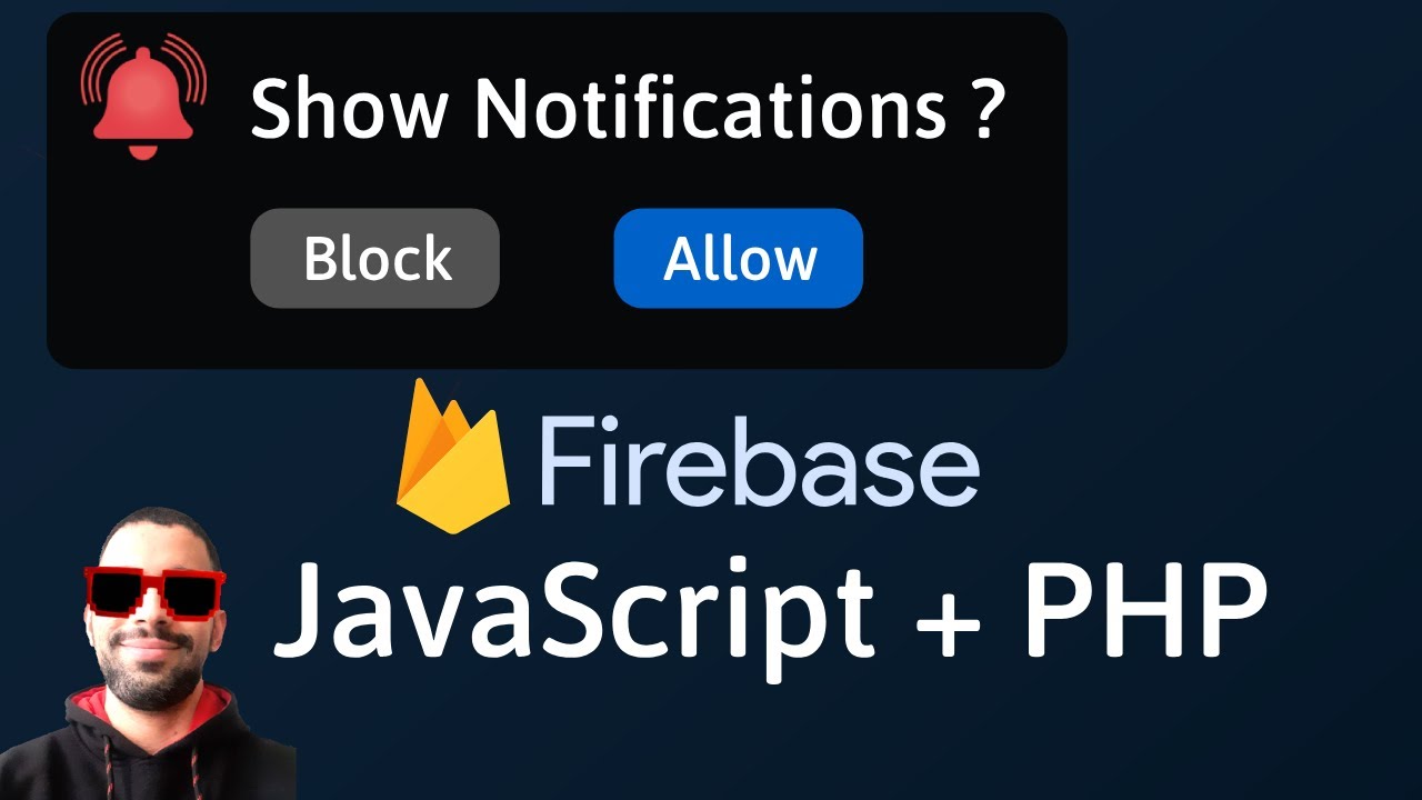 Firebase Send Push Notification JavaScript + PHP
