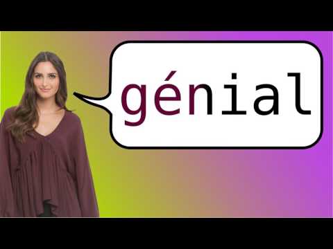 How to say great in French?