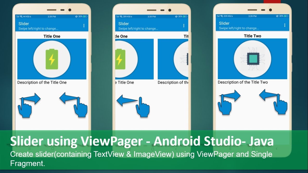 Slider using ViewPager - Android Studio - Java