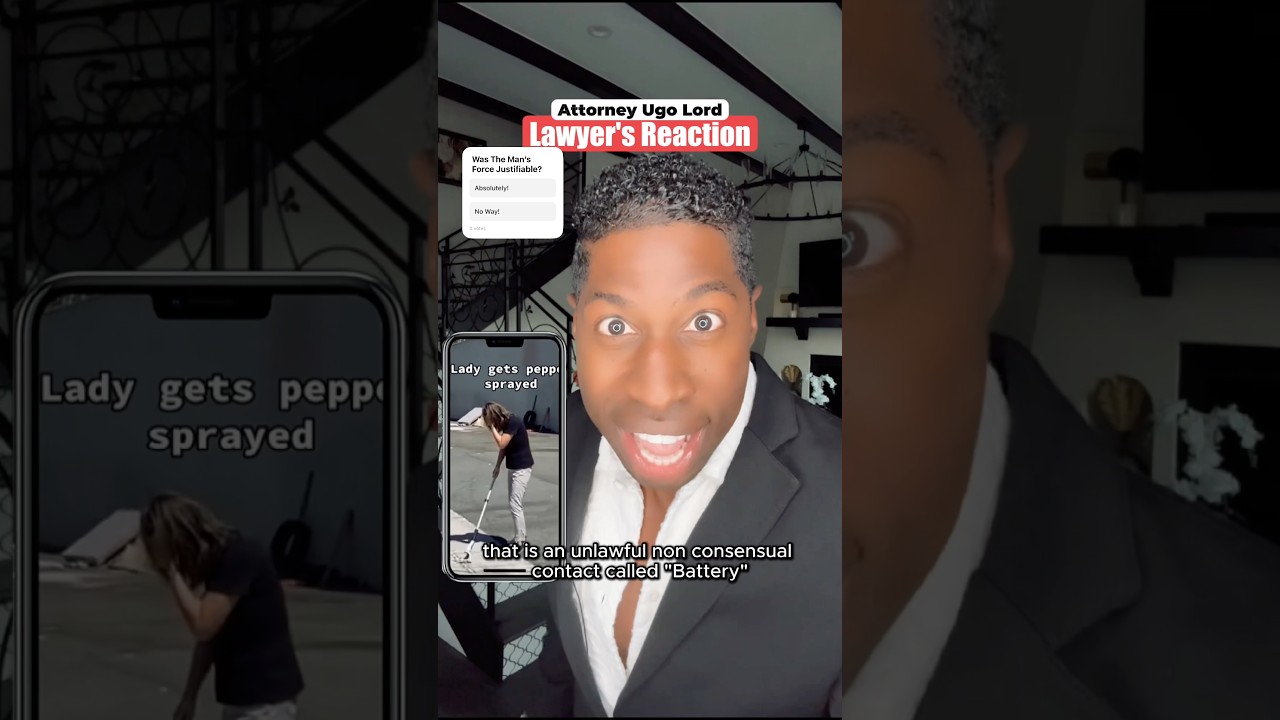 Man Filming Over Private Fence Pepper Sprays Business Owner! Justifiable? Attorney Ugo Lord Reacts!