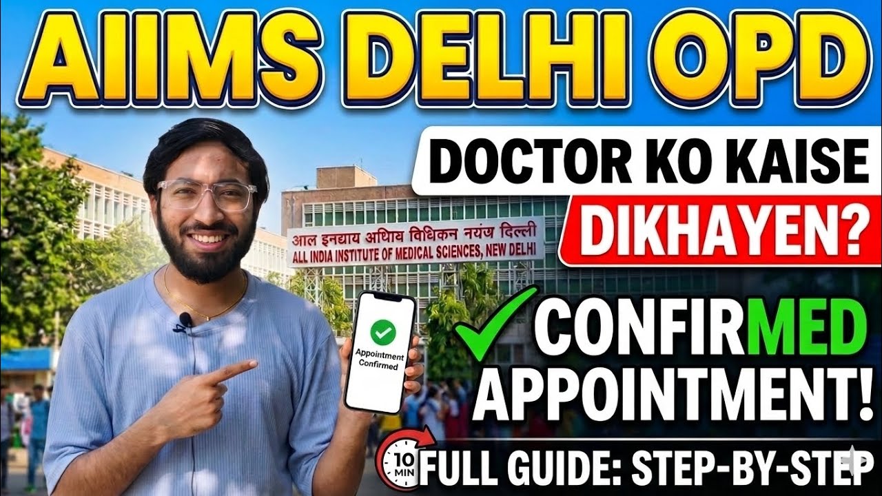 AIIMS Delhi OPD Appointment Online Booking Process 2026 | Full Step-by-Step Guide | #aiimsdelhi