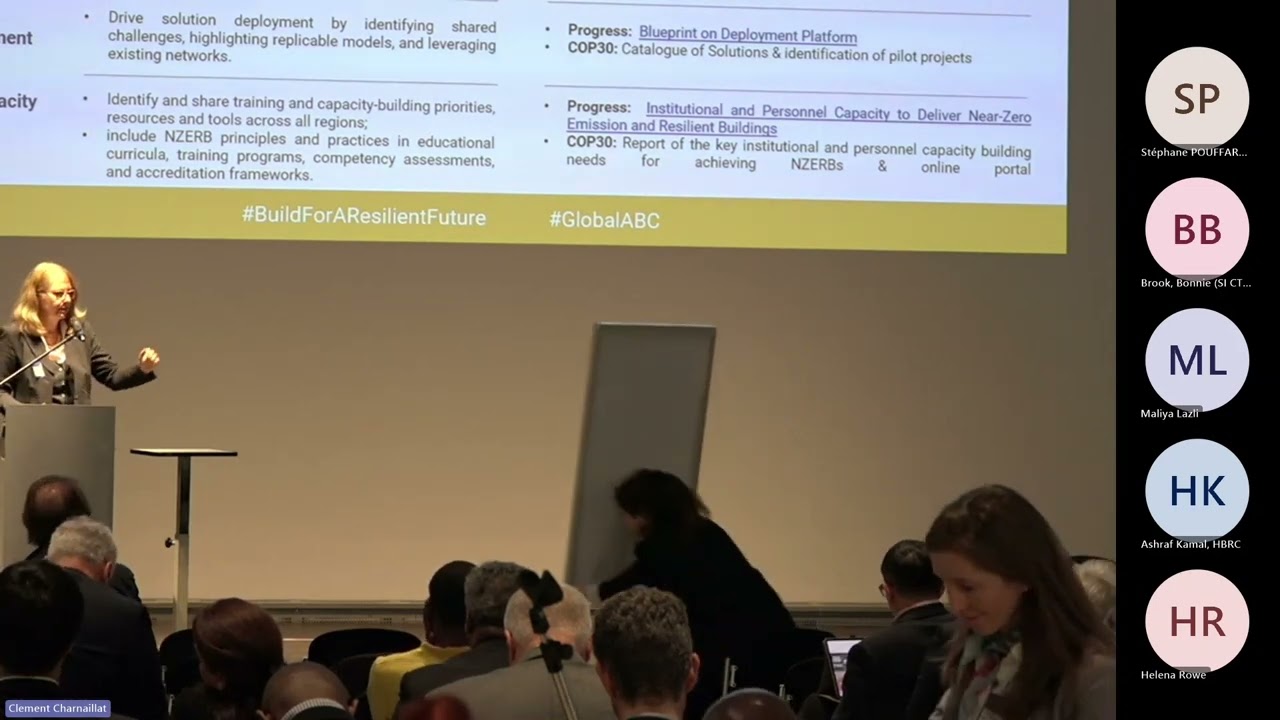 Reporting back from the Buildings Breakthrough Breakout Sessions | 2025 GlobalABC Annual Assembly