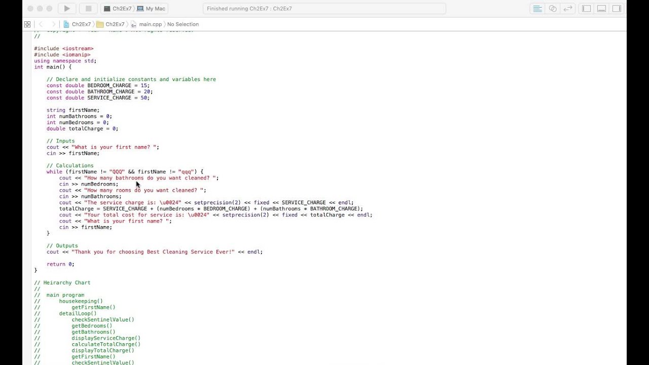 Programming Logic and Design 8th Edition Chapter 2 Exercise 7